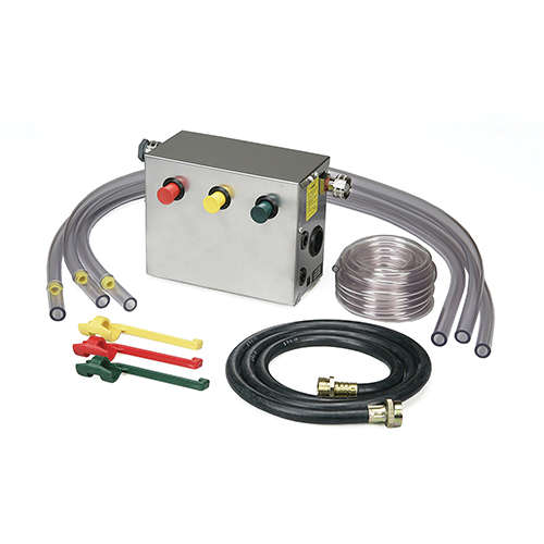 SKILCRAFT® Spartan® Stainless Steel Dispenser - 3 Station | Abel Supply