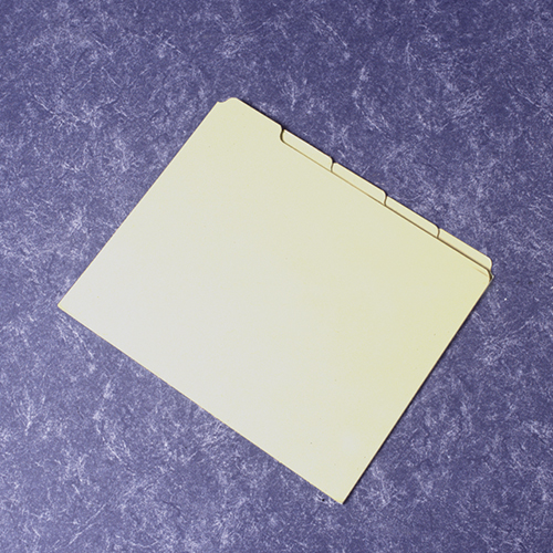 File Guide Set - Blank - 1/5 Cut, All Positions - Letter | Abel Supply