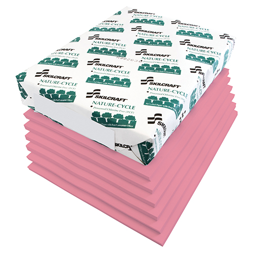 Neon Colored Copy Paper - Processed Chlorine Free - Neon Pink | Abel Supply