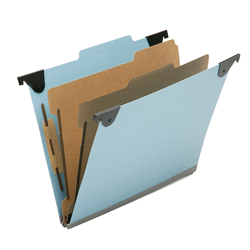 Hanging Classification File Folders - 2 Dividers - 6 Sections - Letter ...