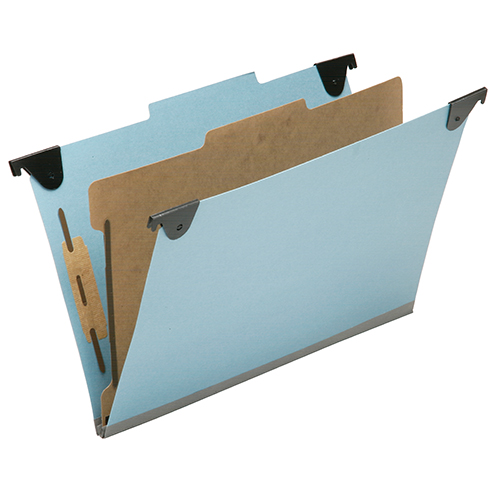 Hanging Classification File Folders - 1 Divider - 4 Sections - Legal ...