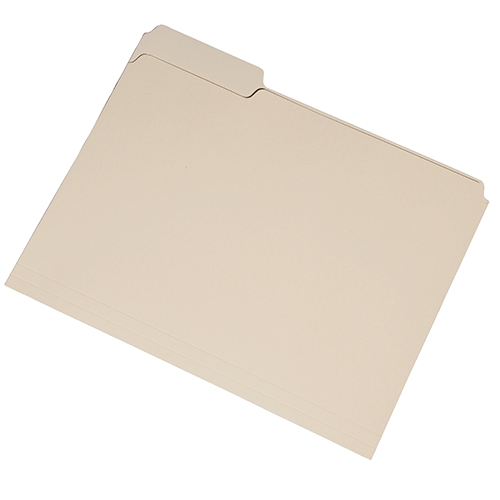 Single Position File Folders - Position 1 - Letter | Abel Supply