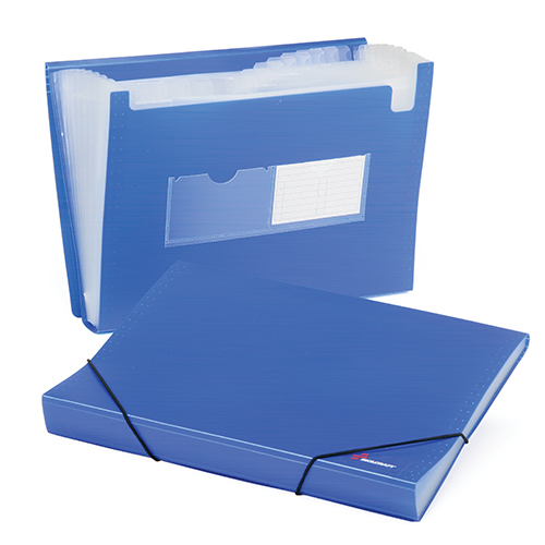 SKILCRAFT® Poly Expanding Storage Files - Blue | Abel Supply