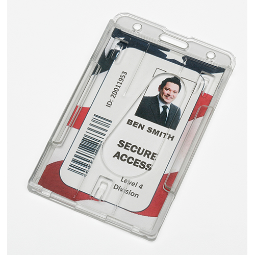 Dual Card ID Holder - Top Load | Abel Supply